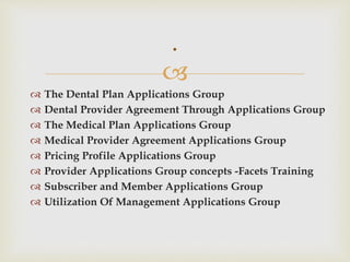 Facets training | PPTX