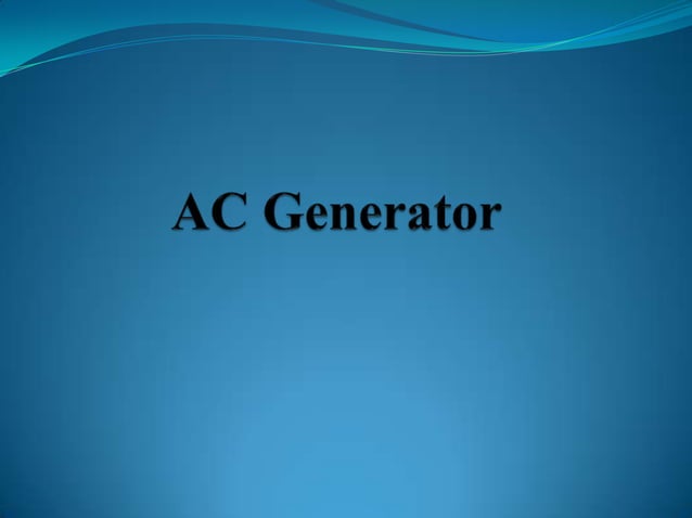 F:\Ac Generator Ppt | PPT