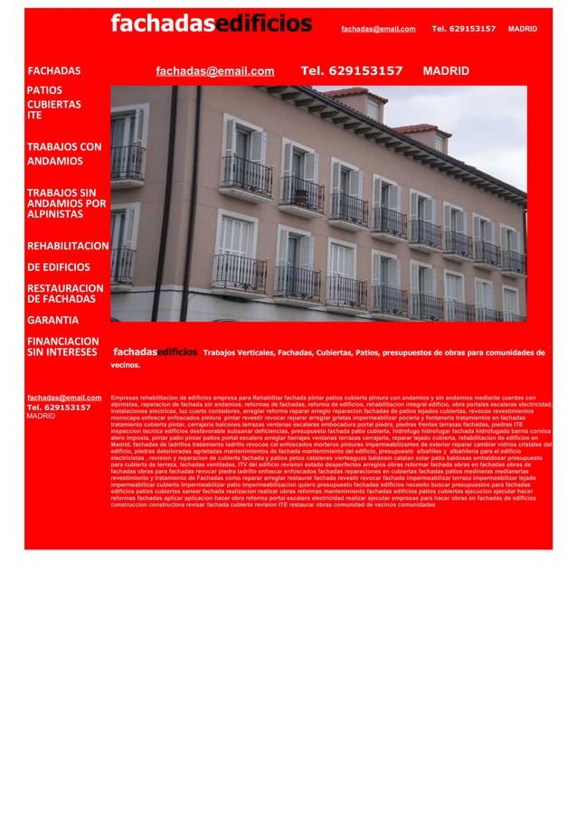 REFORMAS FACHADAS | DOC