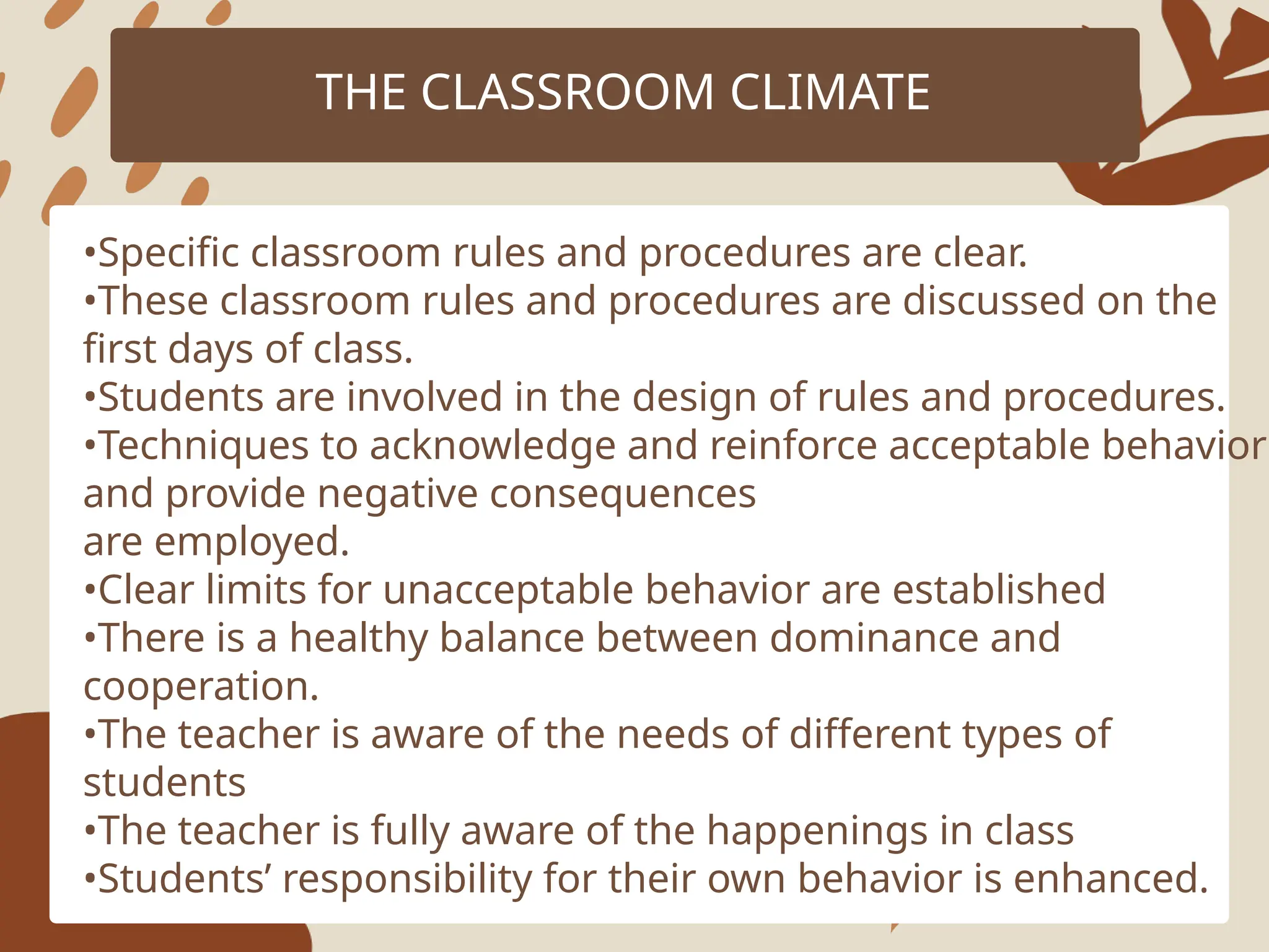 facilitating learner-centered classroom report | PPT