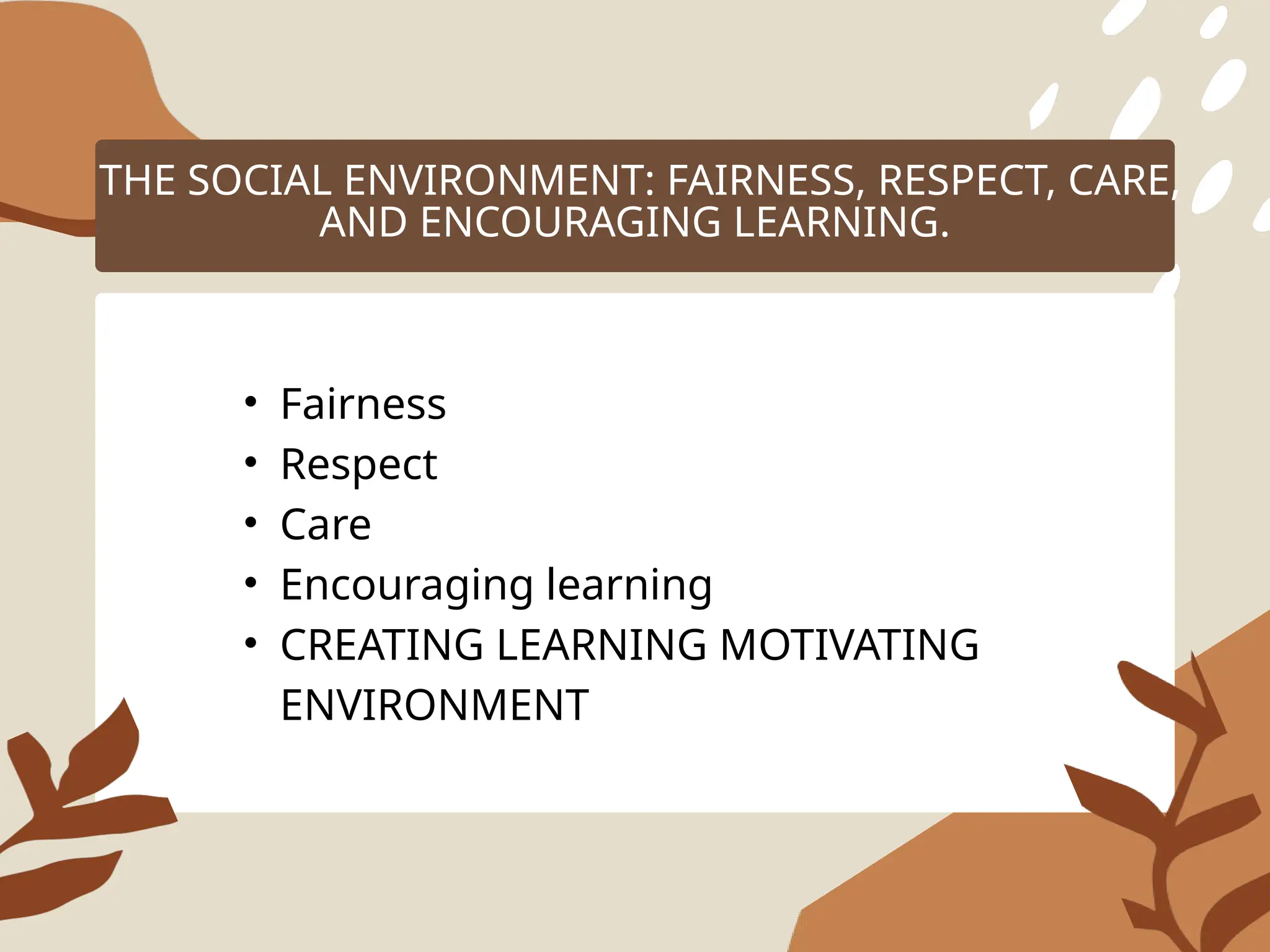 facilitating learner-centered classroom report | PPT