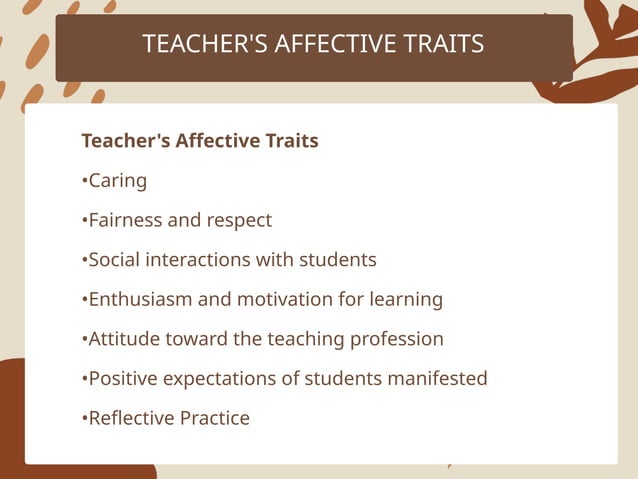 facilitating learner-centered classroom report | PPT