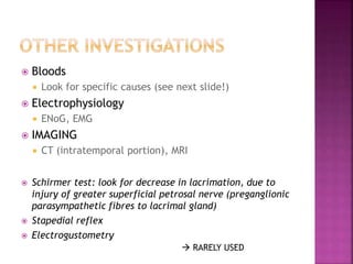 Facial Nerve Palsy | PPTX