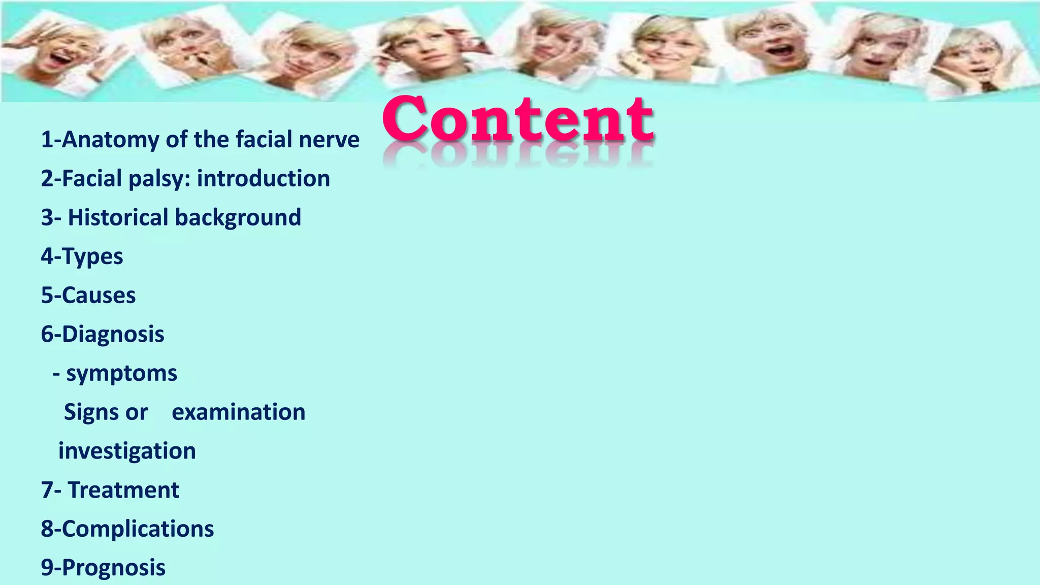 Facial nerve paralysis | PPSX