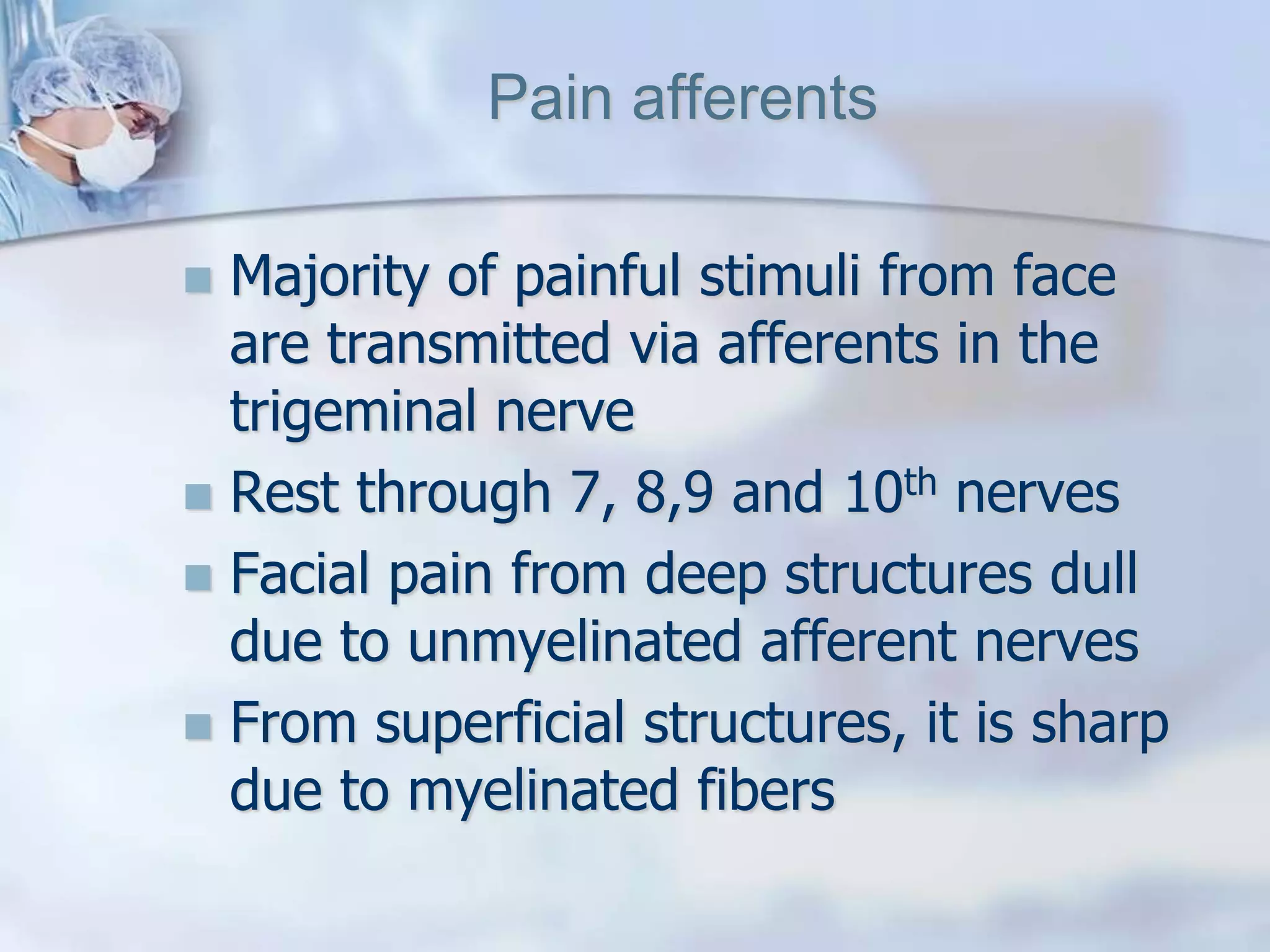 Facial pain | PPTX