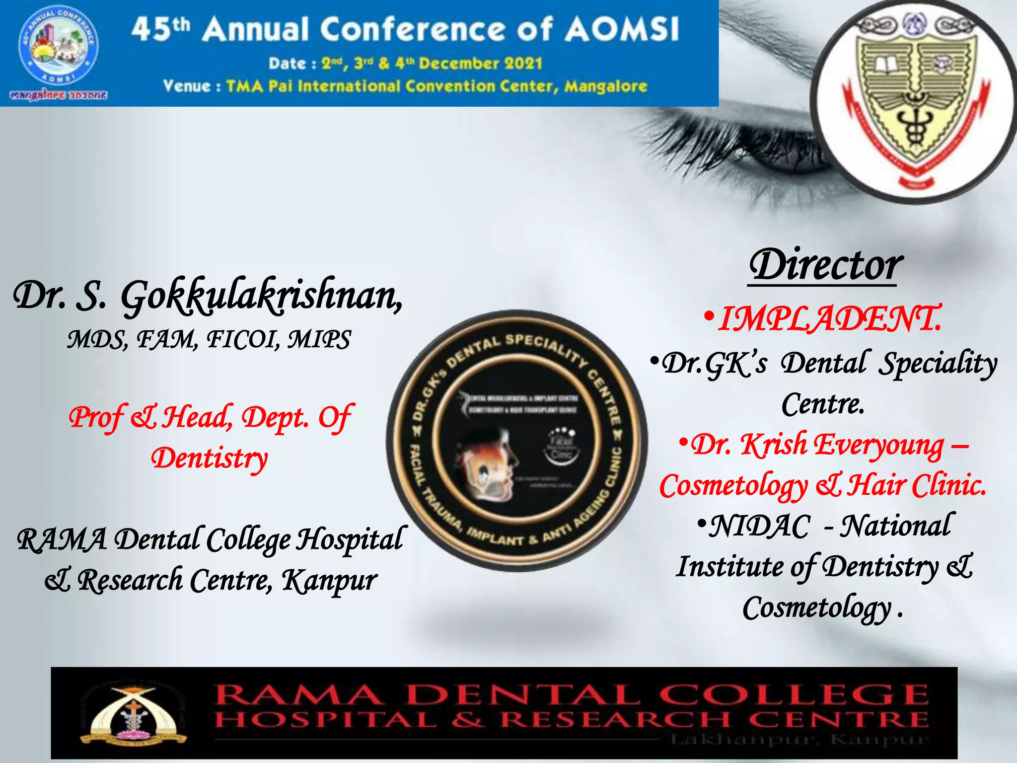 Facial aesthetics 45th aomsi blore | PPT