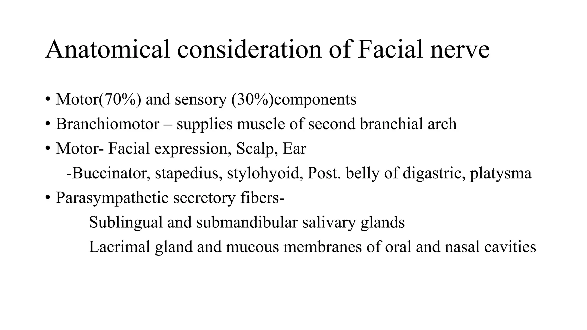Facial and Hearing Preservation in Acoustic Neuroma Surgery | PPT