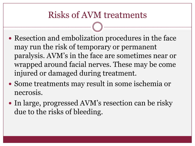 Facial arteriovenous malformations | PPTX | Heart and Cardiovascular ...