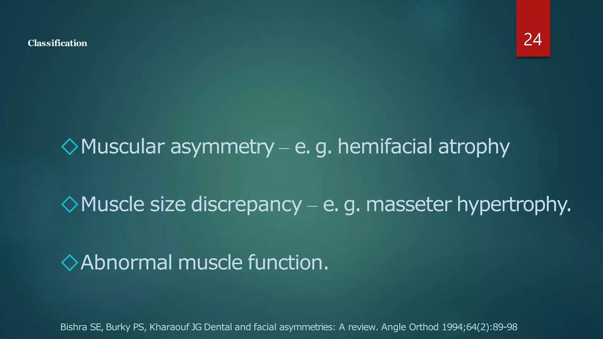 Facial Asymmetry | PPTX