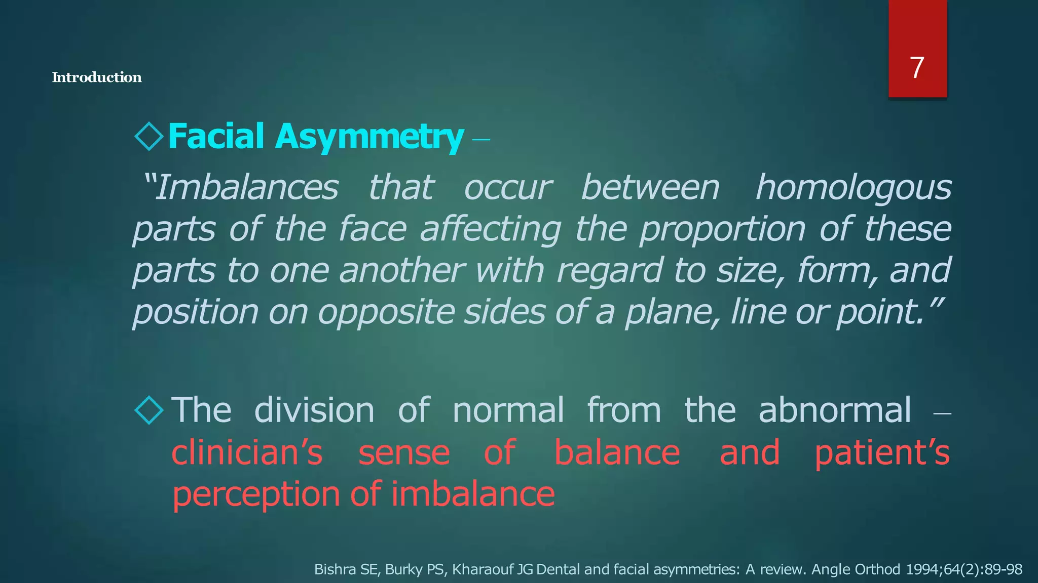 Facial Asymmetry | PPTX