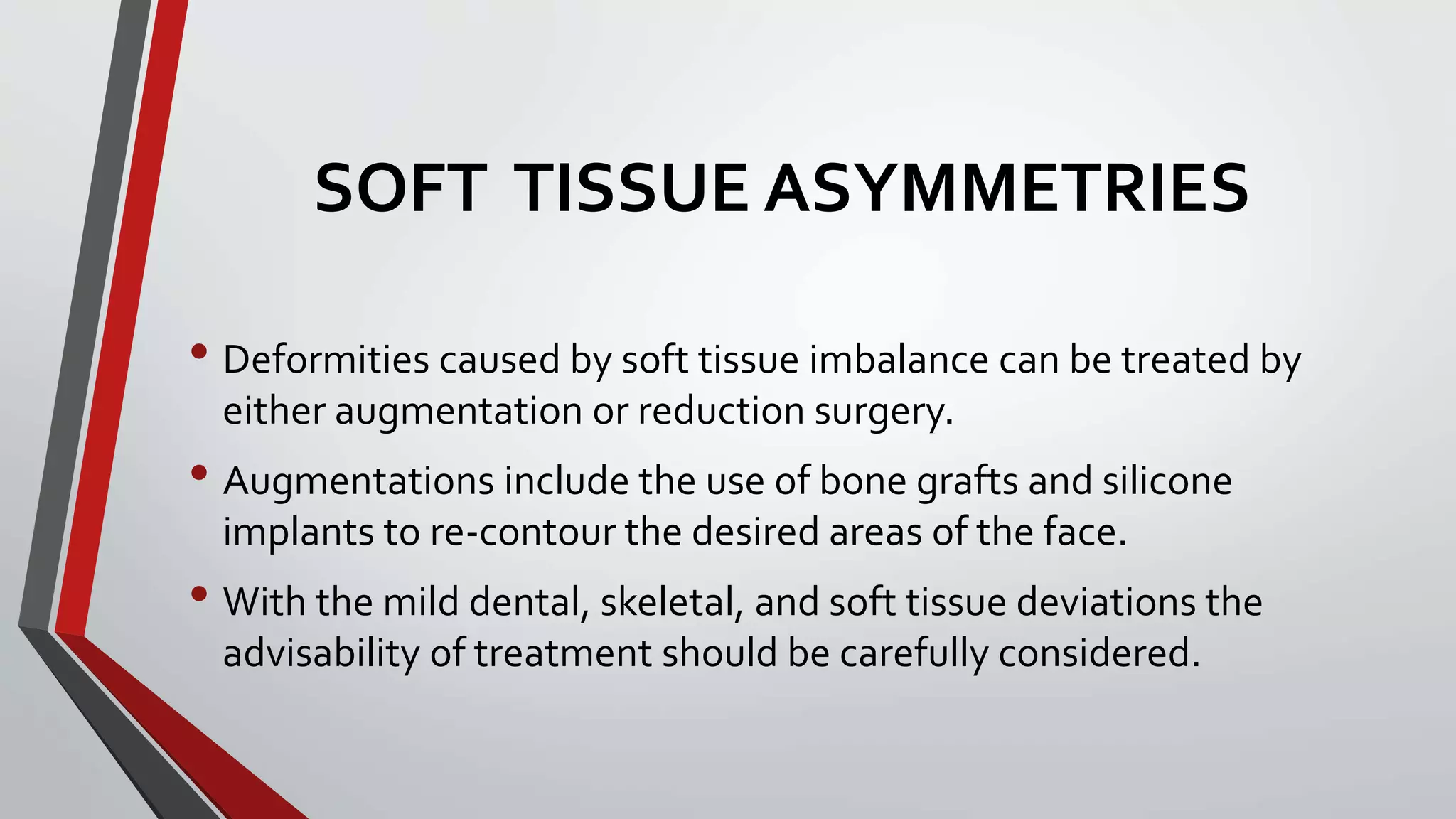 Management of Facial asymmetry | PPTX