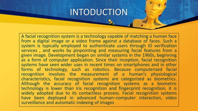 Face Recognition Attendance Systempptx Computing Technology