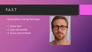 Facial behavior and management | PPT