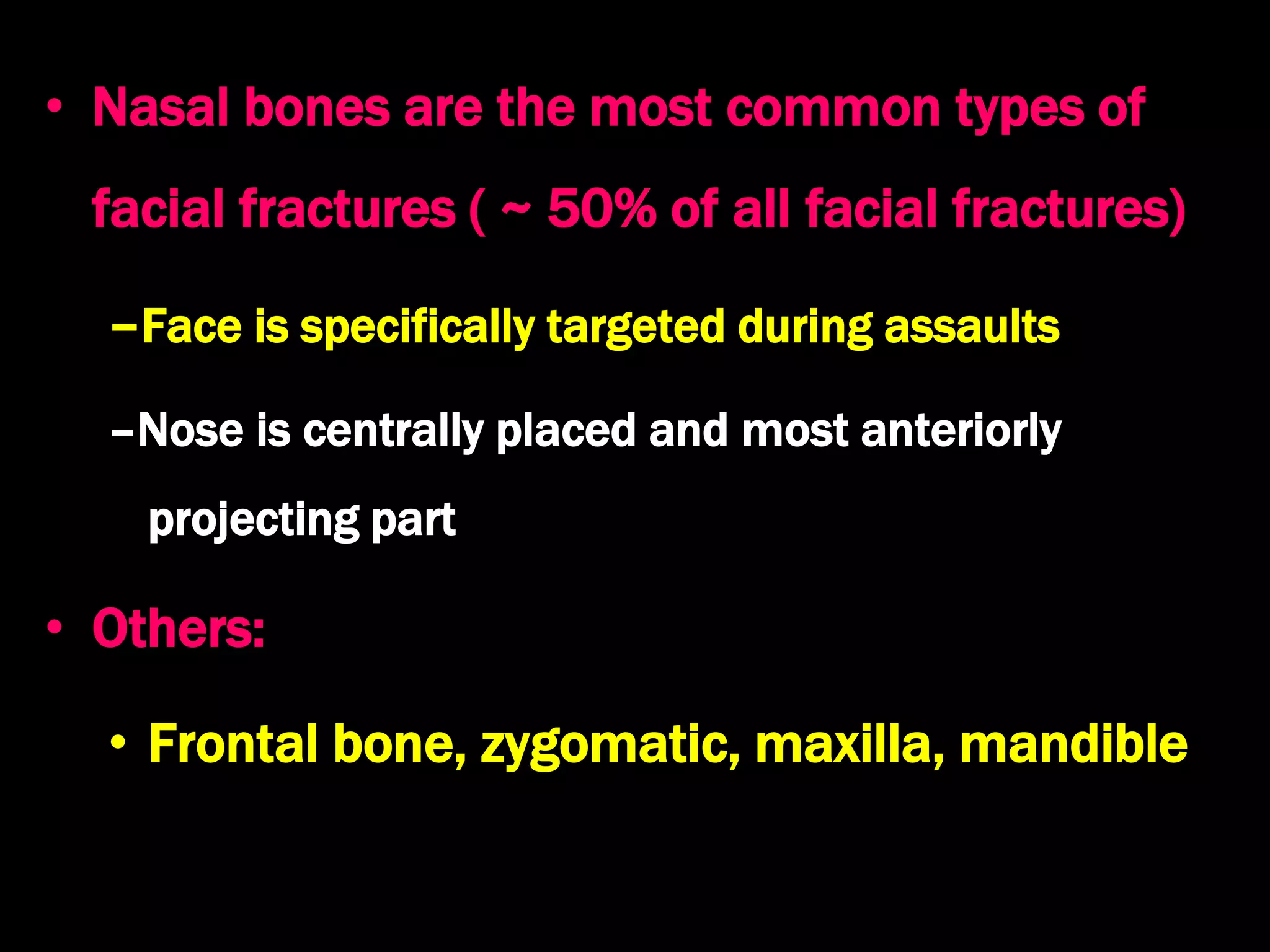 Facial bone fractures | PPT