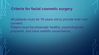 Facial cosmetic surgery non surgical part | PPTX
