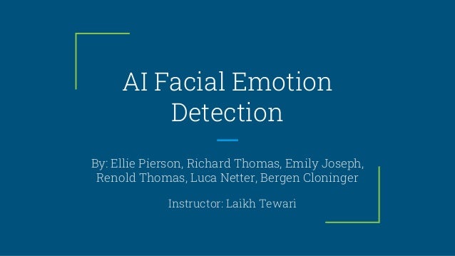 Inspirit AI Facial Emotion Detection Project (Dec 2021) | PPTX