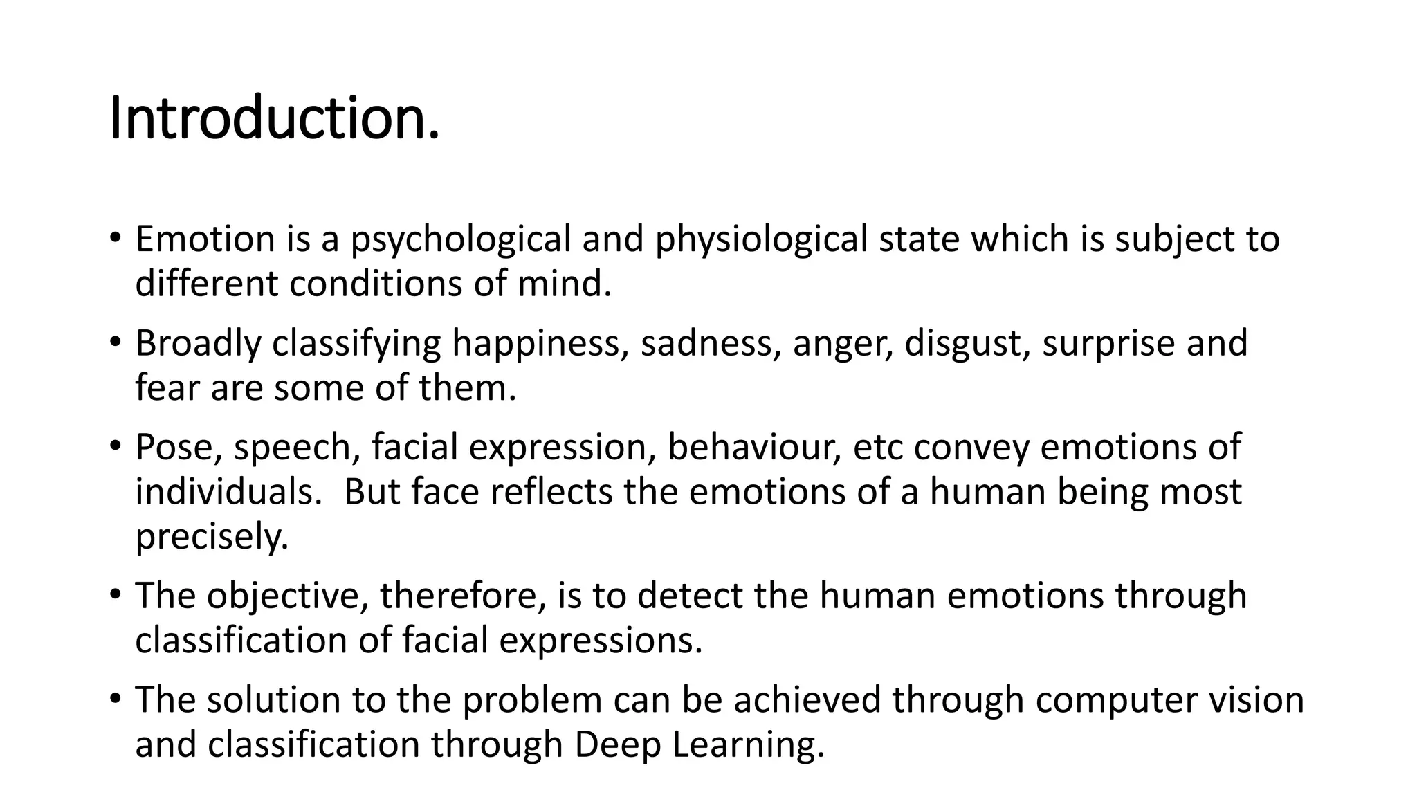 Facial Emotion Detection on Children's Emotional Face | PPTX