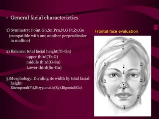 Facial evaluation by Dr Pooja Shroff | PPTX