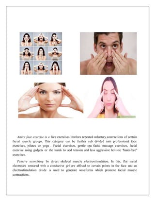 Facial exercises and personal dressing | DOCX