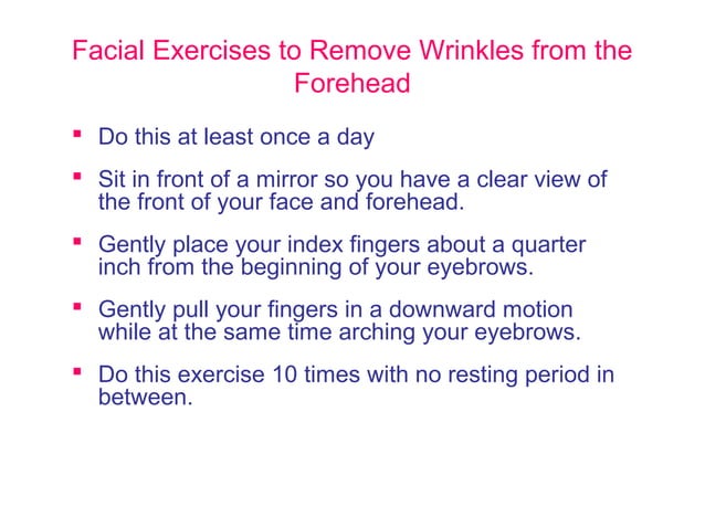 Facial exercises for men | PPT | Free Download