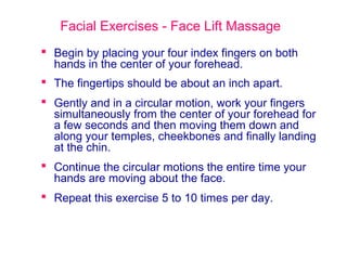 Facial exercises for men | PPT