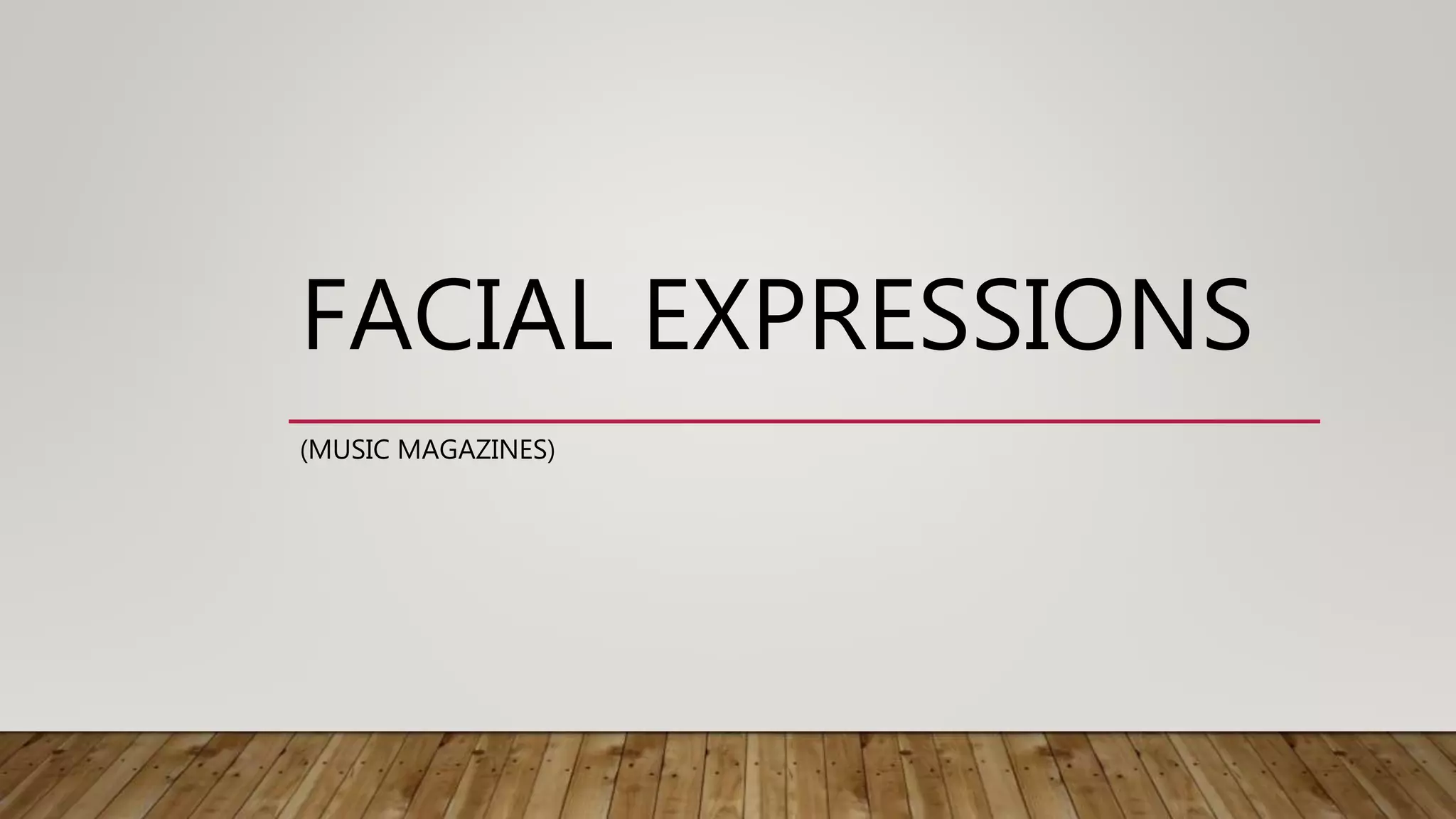 Facial expression | PPT