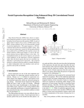 Facial Expression Recognition Using Enhanced Deep 3D Convolutional Neural Networks | PDF