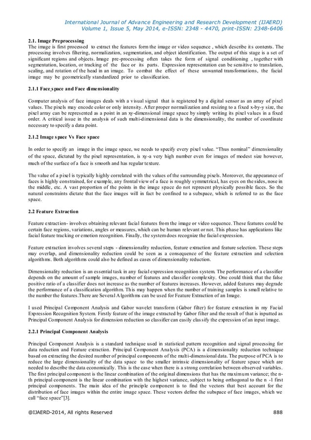 Facial expression recognition using pca and gabor with jaffe database 11748 | PDF