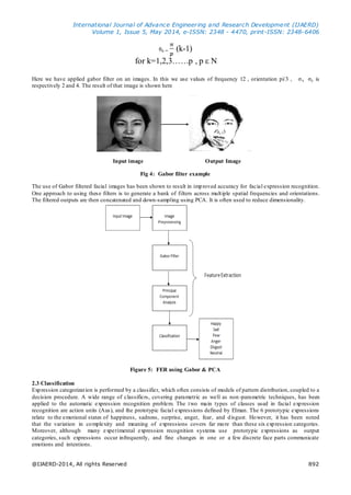 Facial expression recognition using pca and gabor with jaffe database 11748 | PDF