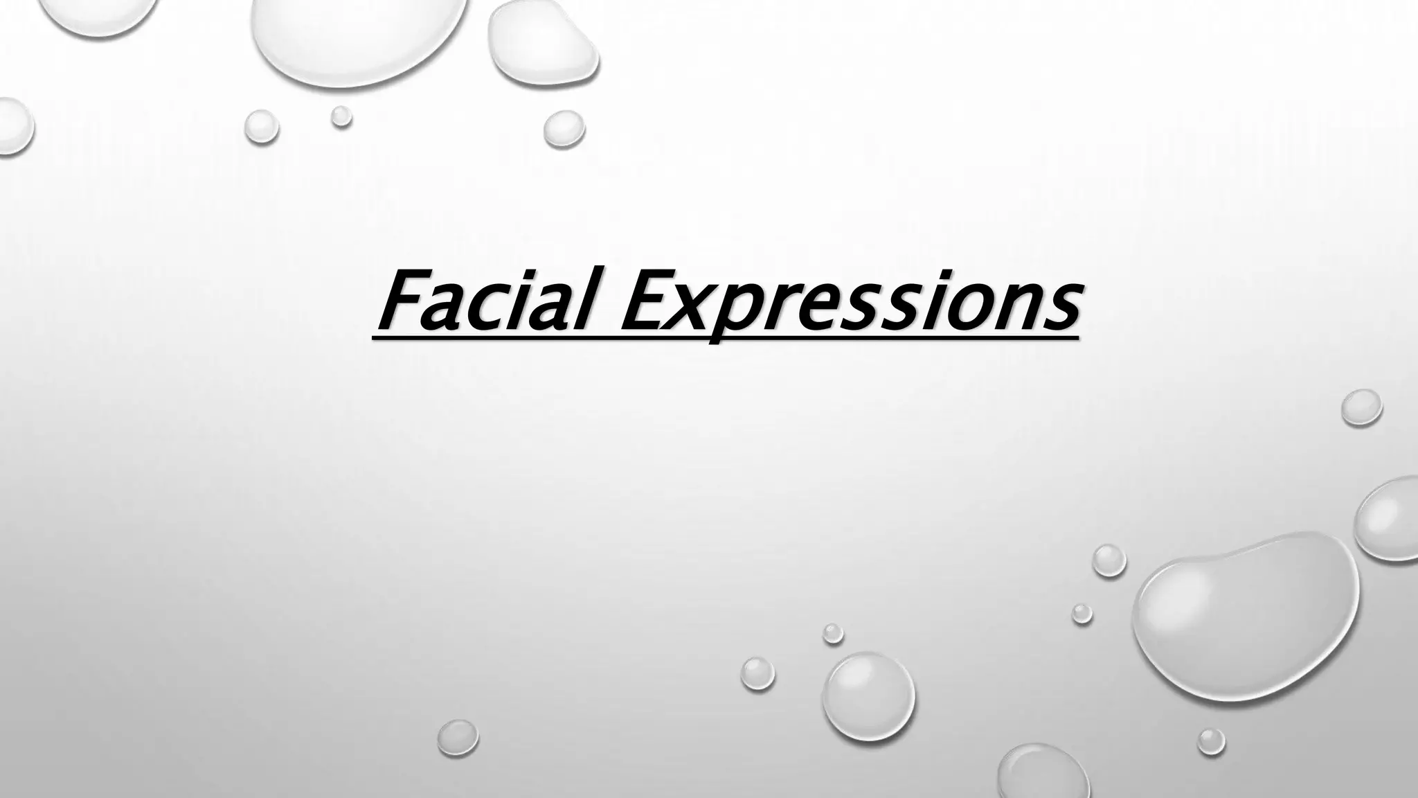 Facial expressions | PPT