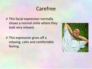 Facial expressions | PPT