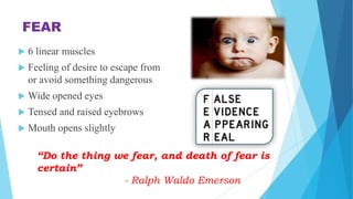 Facial expressions | PPTX