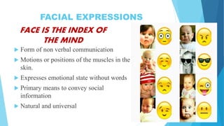 Facial expressions | PPTX | Eye and Vision Conditions | Diseases and ...