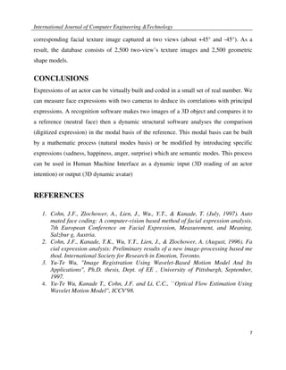 Facial expression using 3 d animation | PDF