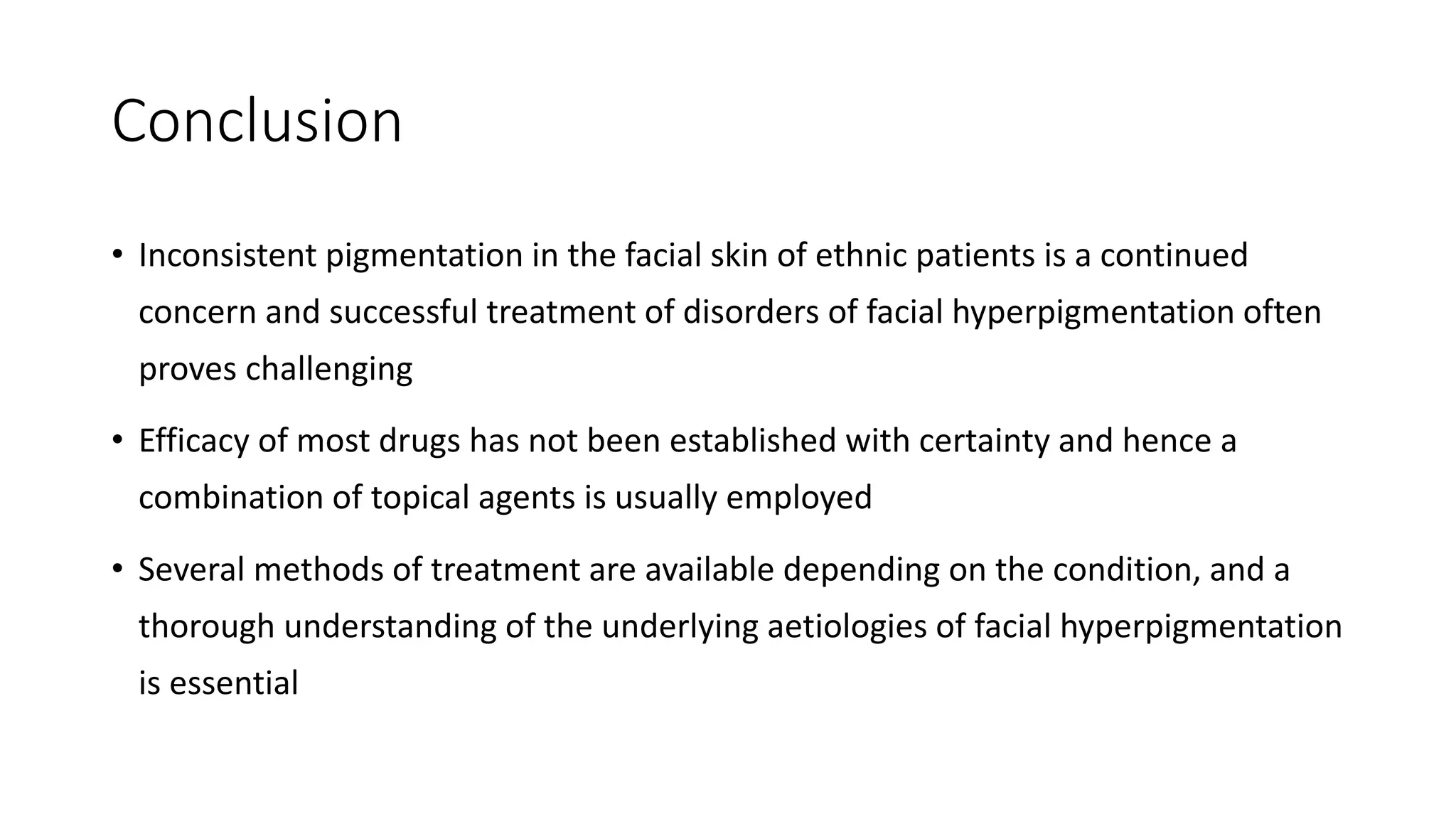 Facial hypermelanosis | PPTX