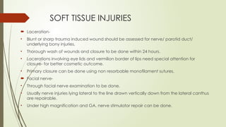 facial bone fractures injuries and its managements.pptx