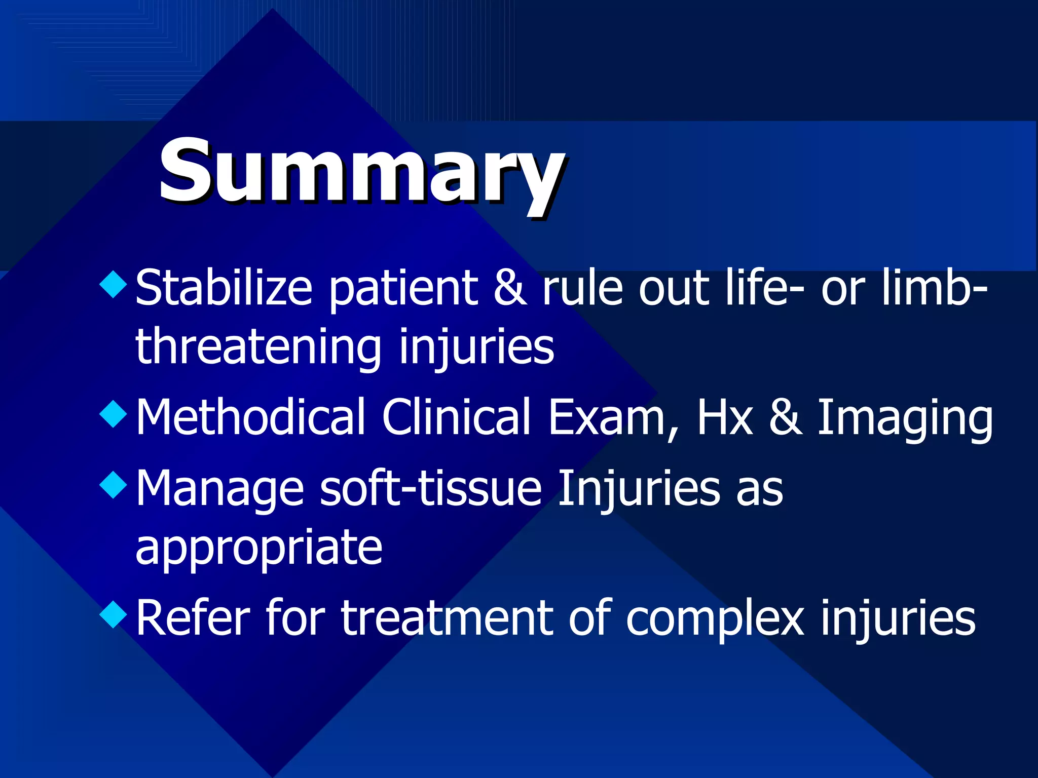 Types of Facial Injuries and Their indications for referrals | PPT
