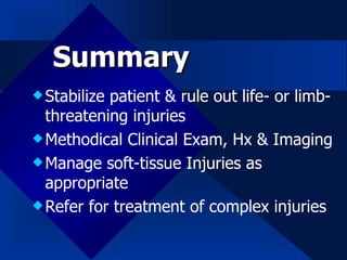 Types of Facial Injuries and Their indications for referrals | PPT