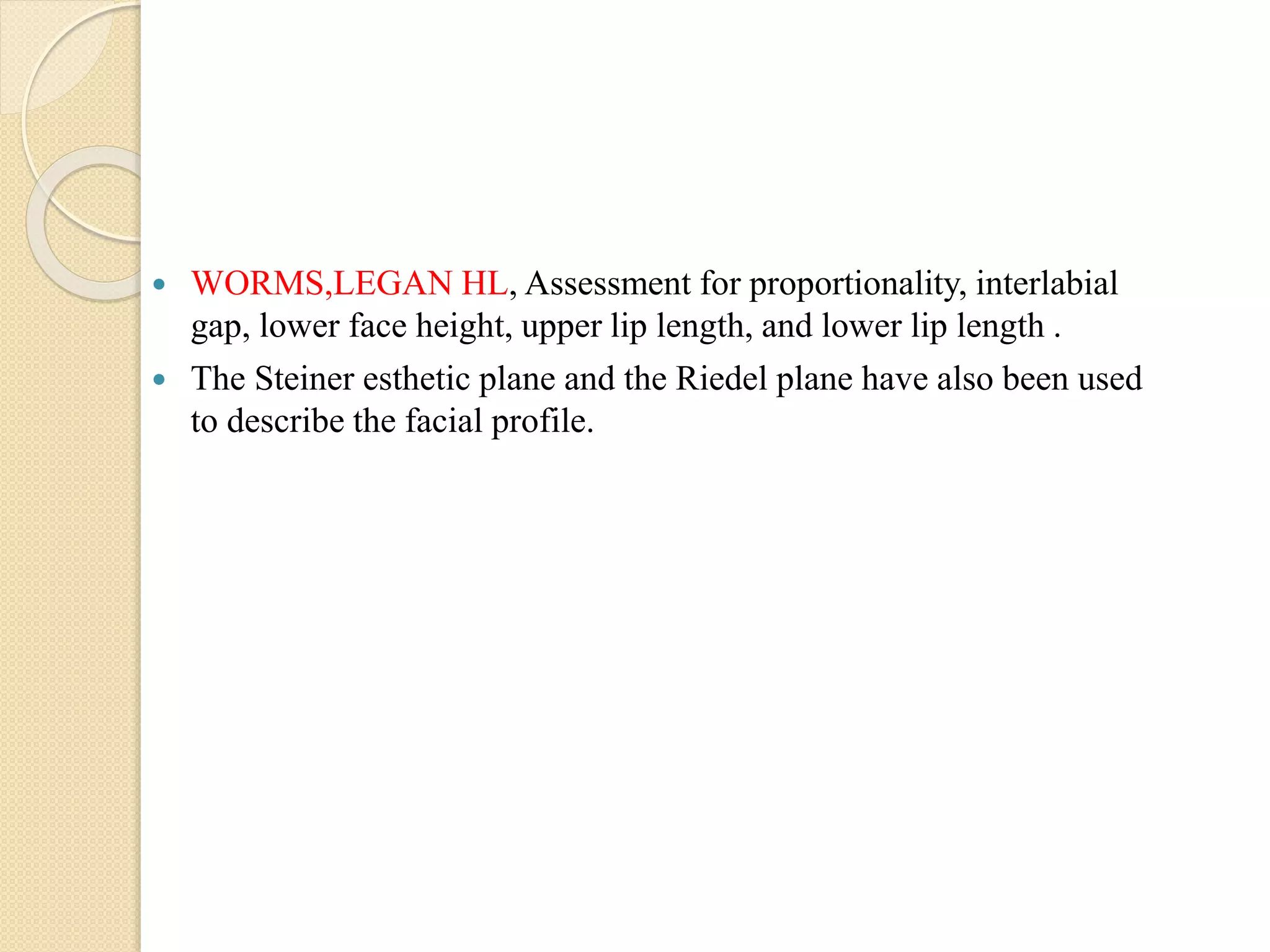 facial keys to ortho JC | PPTX