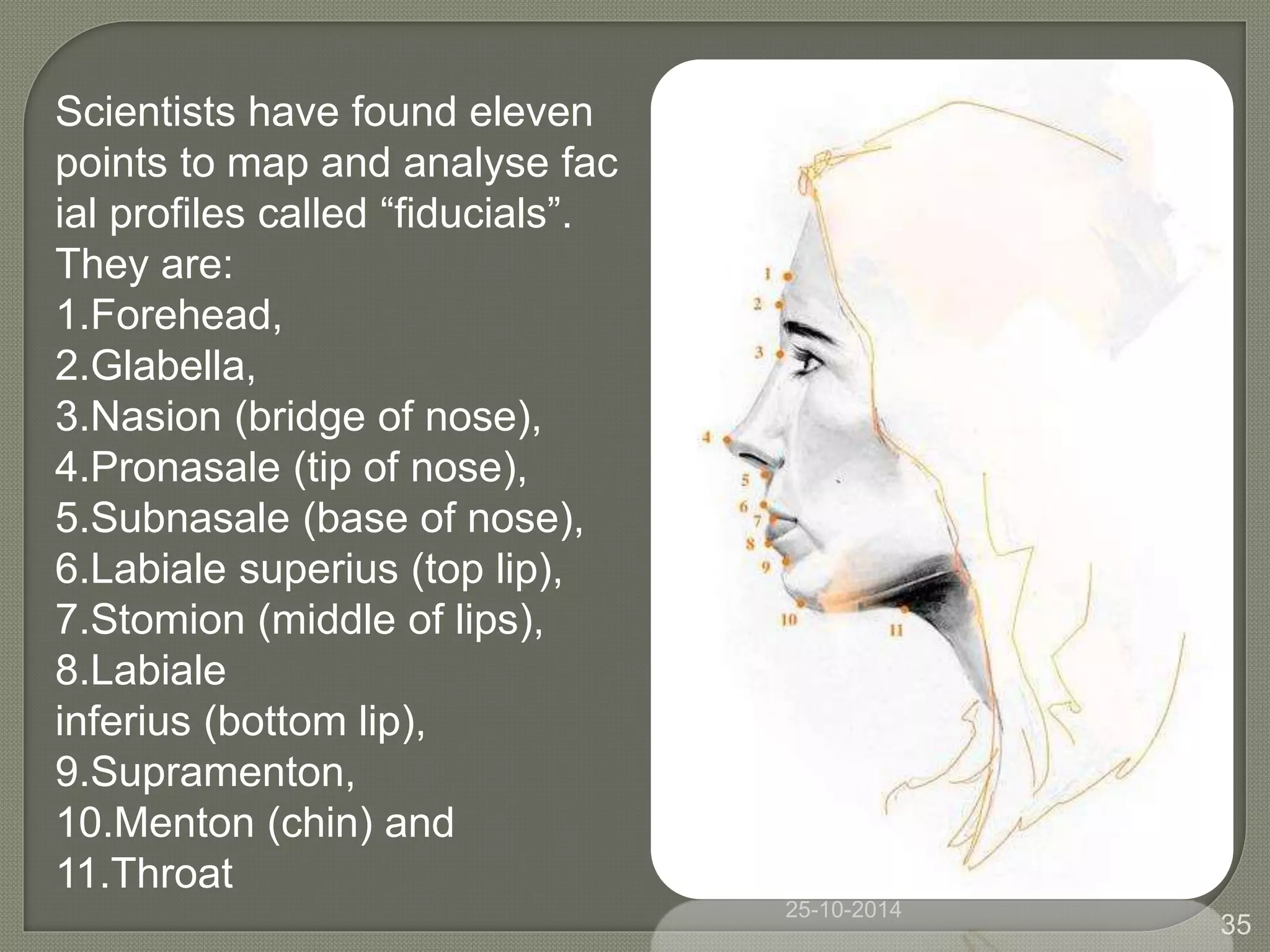 Facial landmarks & its role in prosthodontics | PPTX