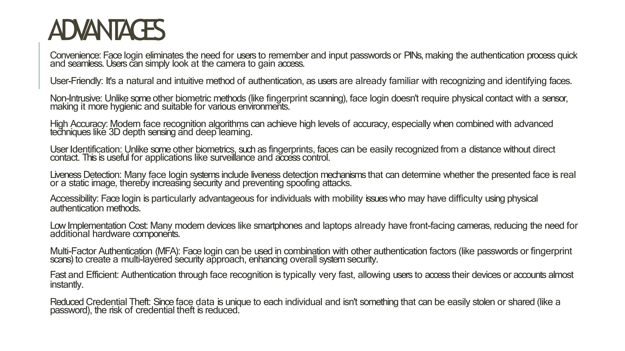 Facial login System ppt in computr science and information technology ...