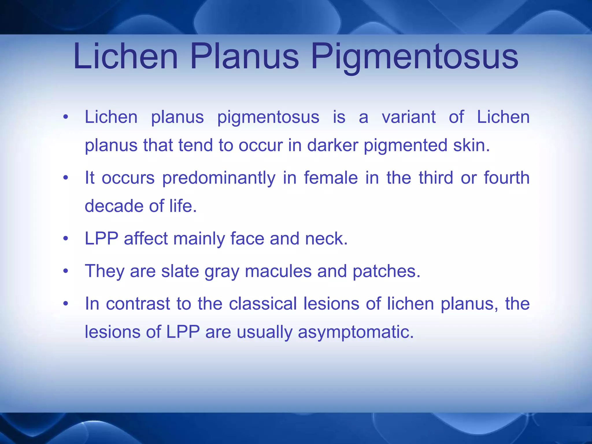 Facial melanoses | PPTX