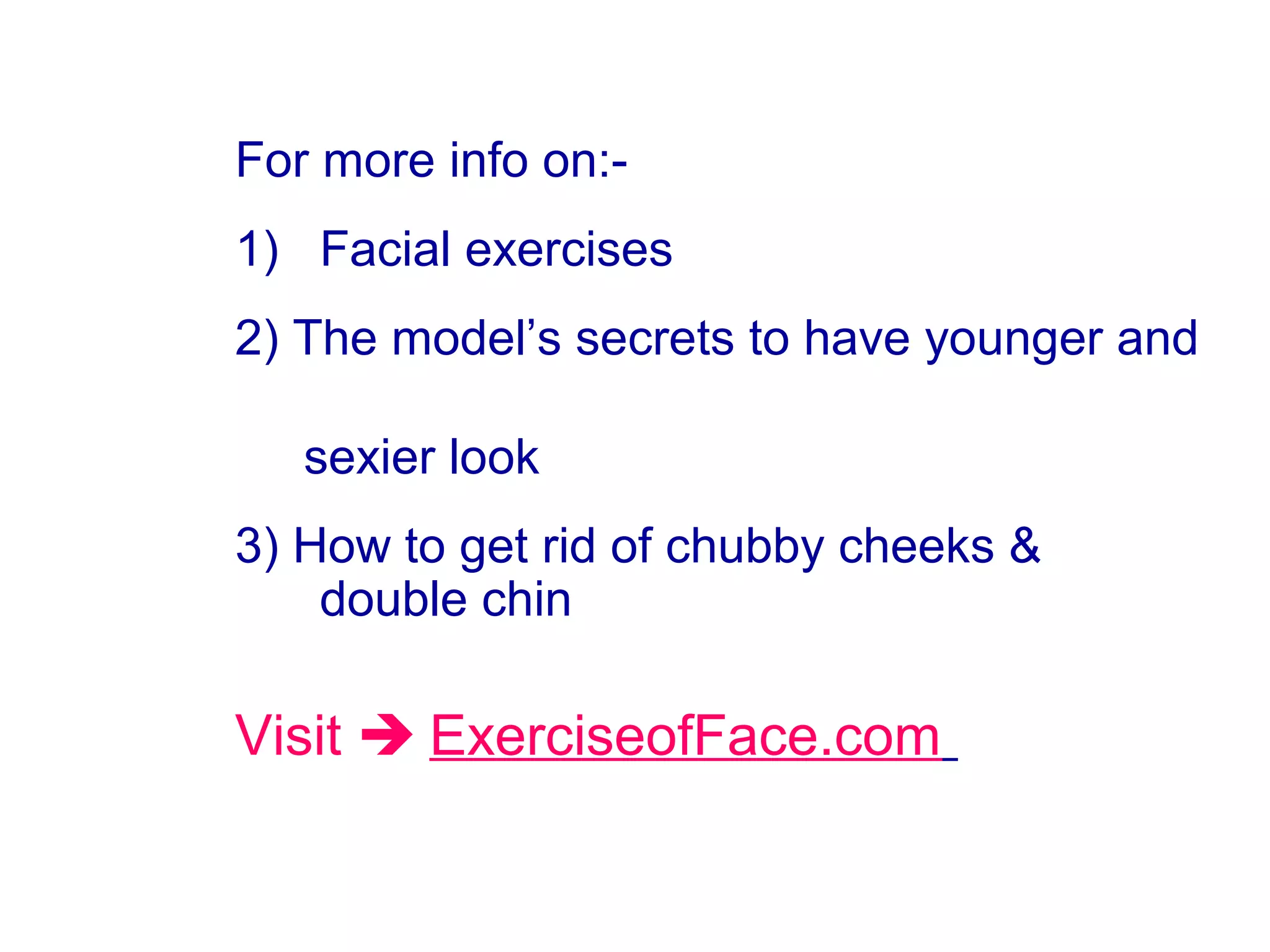 Facial muscles exercises | PPT