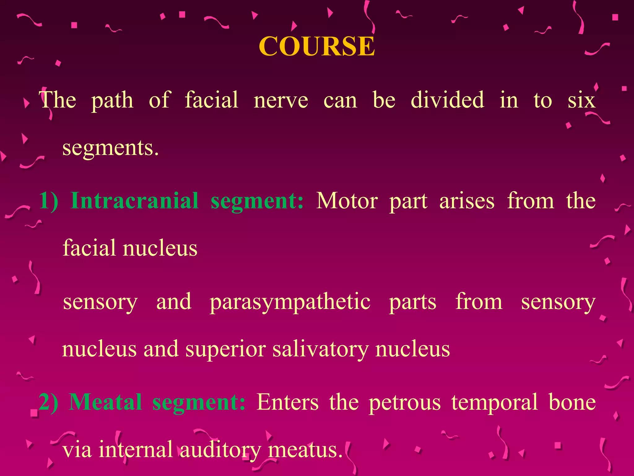 Facial nerve | PPTX