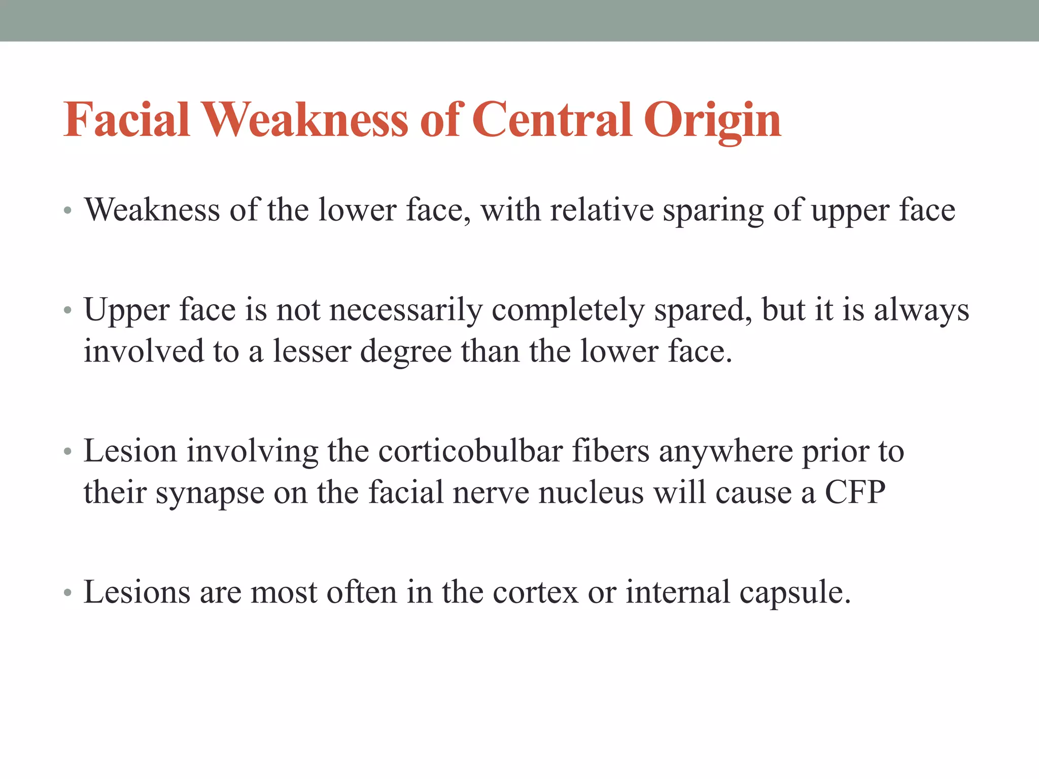 Facialnerve 160502100010 | PPTX