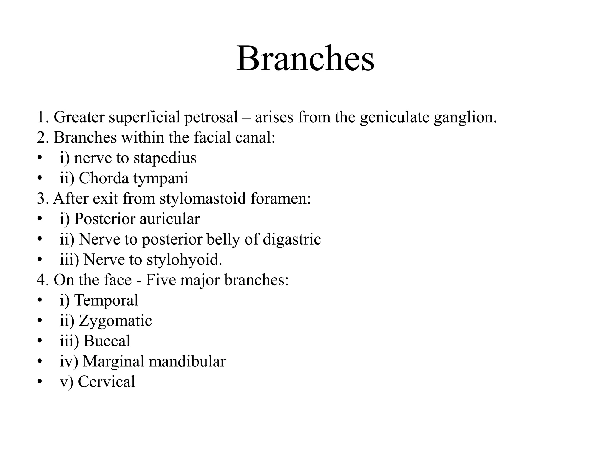 Facial nerve | PPTX