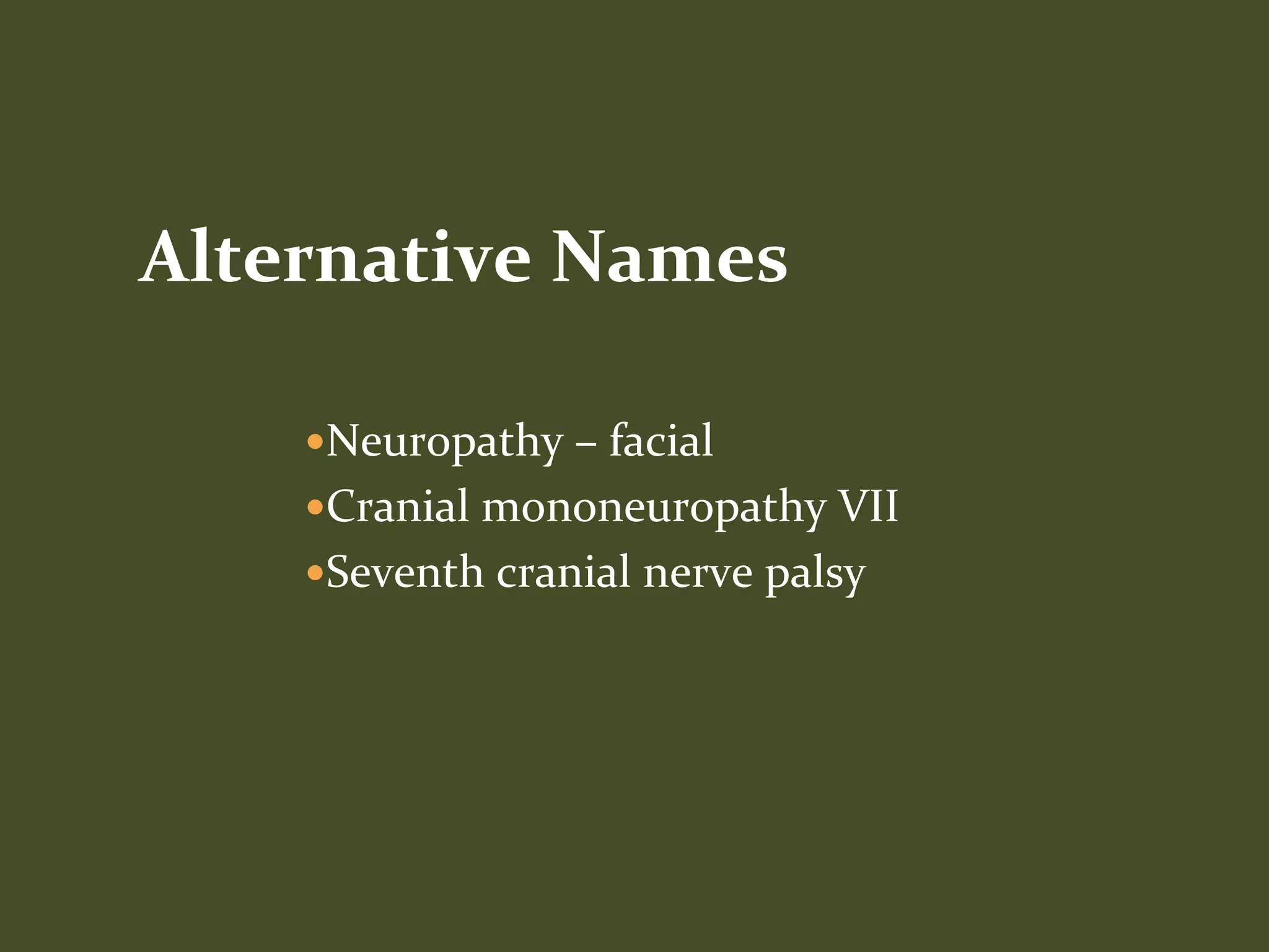 Facial nerve | PPTX