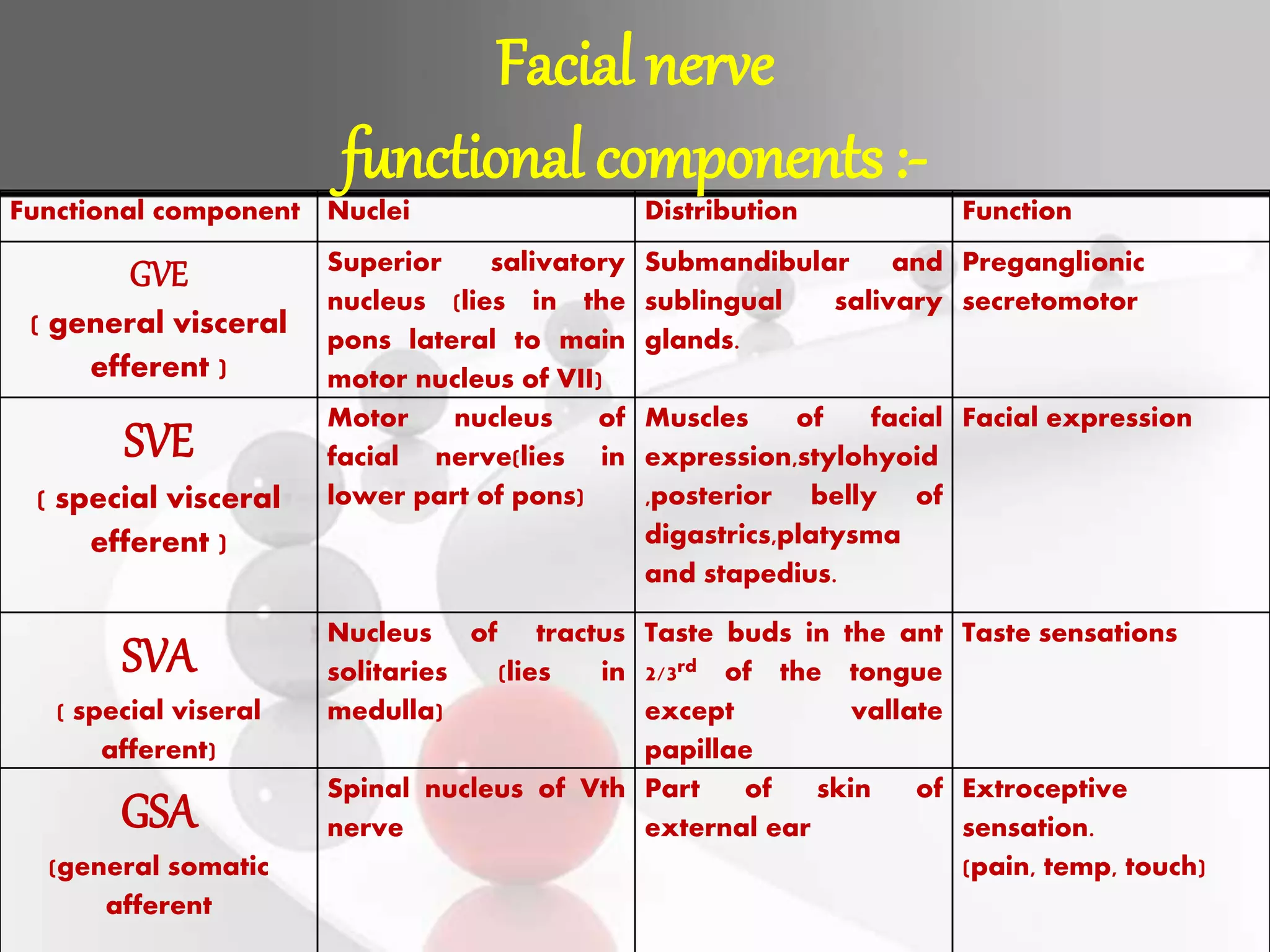 Facial nerve | PPTX
