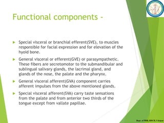 FACIAL NERVE its course and applied anatomy | PPTX