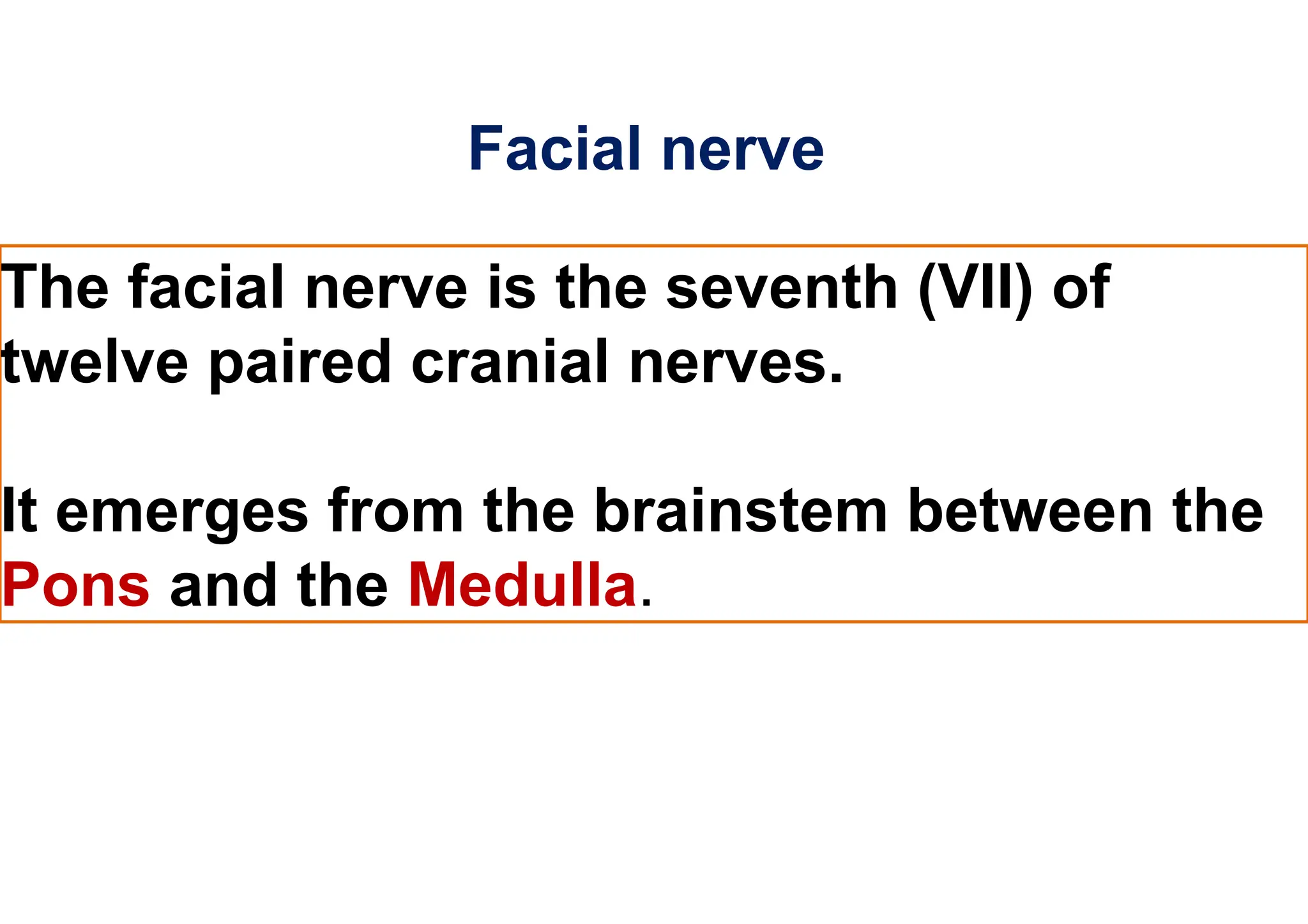 ANATOMICAL DETAILS OF THE Facial nerve.pptx